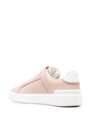 Balmain B-court Leather Sneakers - Pink