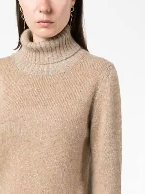 Fabiana Filippi Roll-neck Knitted Top