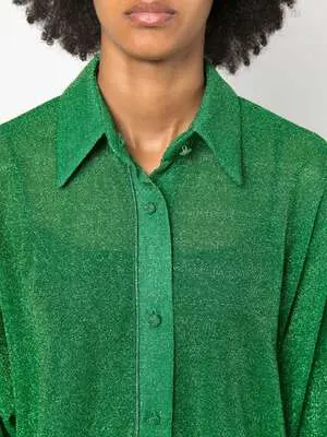 Oseree Lumière Buttoned Shirt - Green