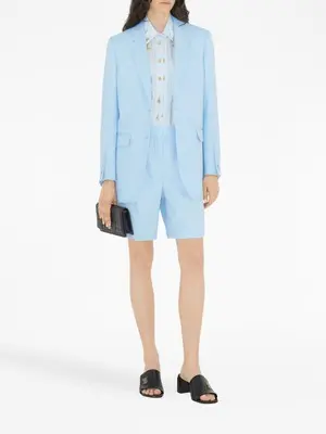 Burberry Single-breasted Wool Blazer