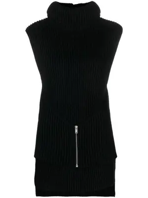 JIL SANDER Roll-neck Wool Top