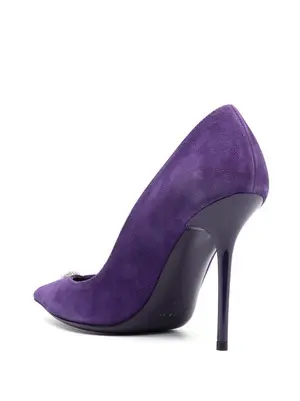 Philipp Plein 95mm Suede Heeled Pumps