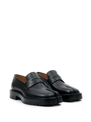 MAISON MARGIELA Tabi Leather Loafers - Black