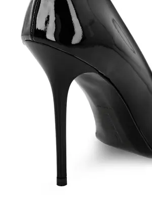 Philipp Plein 105mm Pointed-toe Leather Pumps