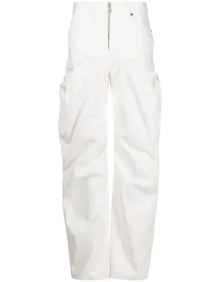 ALMAZ Hybrid Deconstructed Straight-leg Jeans