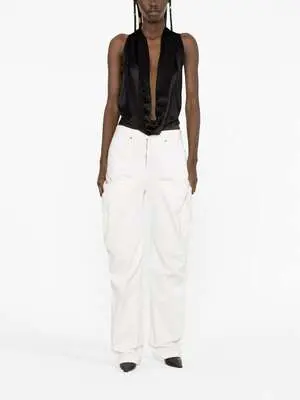 ALMAZ Hybrid Deconstructed Straight-leg Jeans