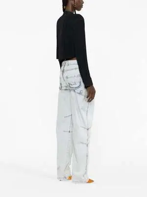 ALMAZ Hybrid Straight-leg Jeans