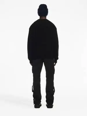 Off-White Logo-intarsia Wool Jumper