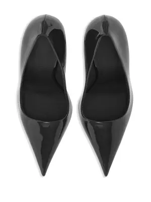 FERRAGAMO Eva 105mm Pointed-toe Pumps - Black