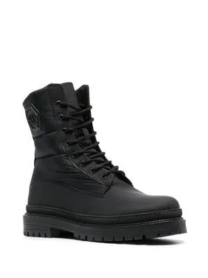 Philipp Plein Logo-embossed Ankle Boots