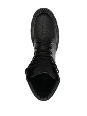 Philipp Plein Logo-plaque Leather Ankle Boots