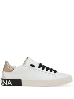 Dolce & Gabbana Portofino Low-top Sneakers - White