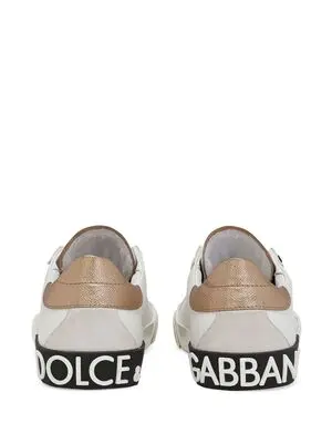 Dolce & Gabbana Portofino Low-top Sneakers - White