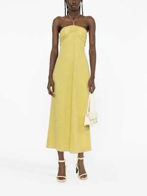 Oseree Lumière Halterneck Midi Dress