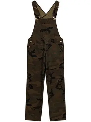 Supreme X Louis Vuitton Camouflage Print Overalls - Green