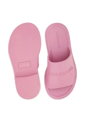 FERRAGAMO Logo-debossed Slides