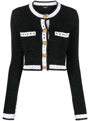 Balmain Long-sleeve Cardigan - Black