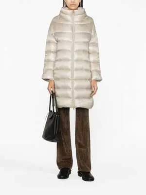 Herno Matilde Quilted Coat - Neutrals
