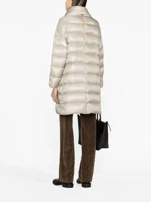 Herno Matilde Quilted Coat - Neutrals