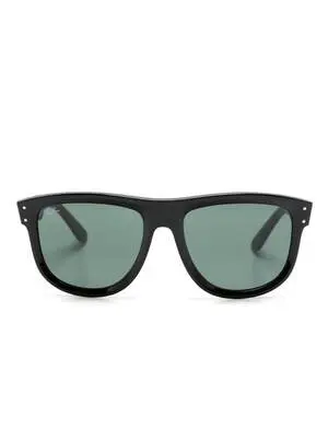 Ray-ban Boyfriend Reverse Square-frame Sunglasses - Black