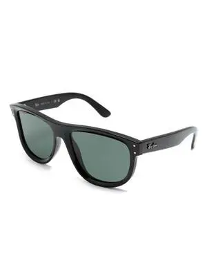 Ray-ban Boyfriend Reverse Square-frame Sunglasses - Black