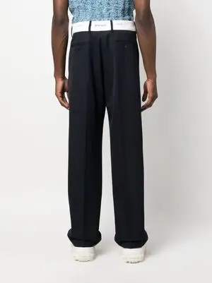 Palm Angels Sartorial Tape Cotton Chino Trousers
