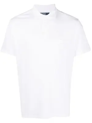 Polo Ralph Lauren Embroidered-logo Short-sleeve Polo Shirt - White