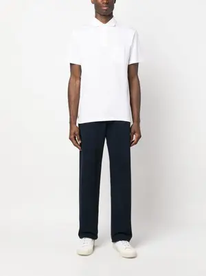 Polo Ralph Lauren Embroidered-logo Short-sleeve Polo Shirt - White