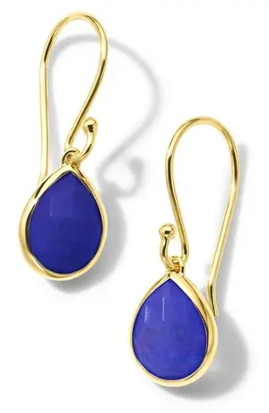 Ippolita Rock Candy Teeny Teardrop Earrings - Lapis