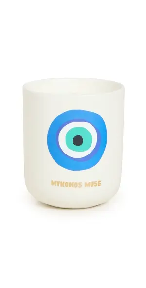 Assouline Mykonos Muse Travel From Home Candle - White