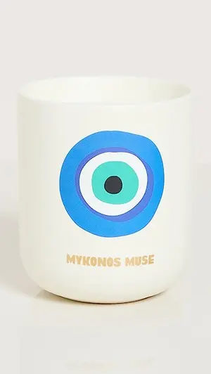 Assouline Mykonos Muse Travel From Home Candle - White
