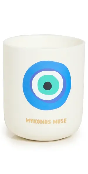 Assouline Mykonos Muse Travel From Home Candle - White