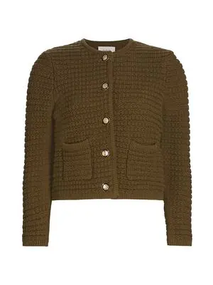 Ba&sh Gaspard Button-Back Cardigan One Color