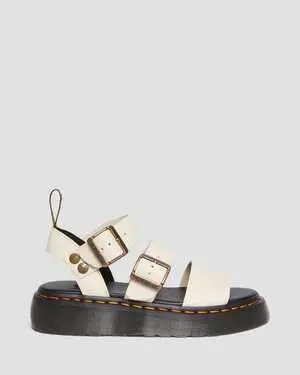 Dr. Martens Gryphon Pisa Leather Platform Sandals