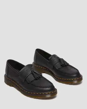 Dr. Martens Adrian Virginia Leather Tassel Loafers - Black