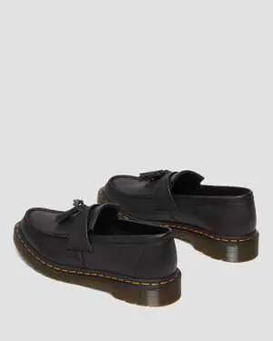 Dr. Martens Adrian Virginia Leather Tassel Loafers - Black