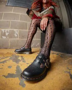 Dr. Martens Vegan 8065 Felix Mary Jane Shoes - Black
