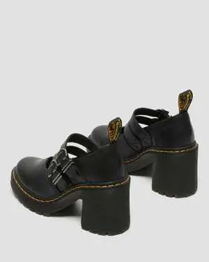Dr. Martens Eviee Sendal Leather Heeled Shoes