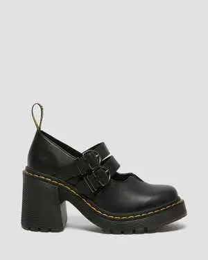 Dr. Martens Eviee Sendal Leather Heeled Shoes