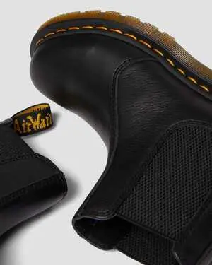 Dr. Martens 2976 Virginia Leather Chelsea Boots - Black
