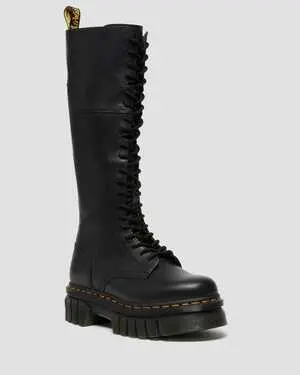 Dr. Martens Audrick Leather Knee High Platform Boots