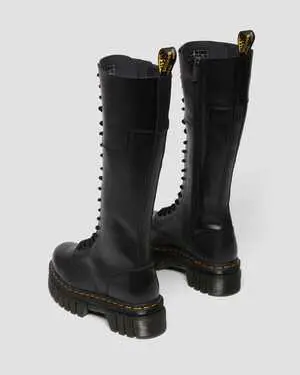 Dr. Martens Audrick Leather Knee High Platform Boots