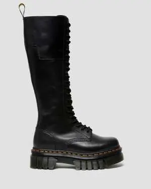Dr. Martens Audrick Leather Knee High Platform Boots
