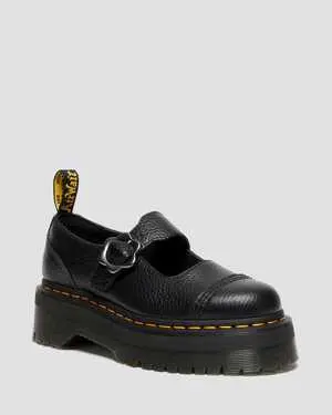 Dr. Martens Addina Flower Buckle Platform Shoes