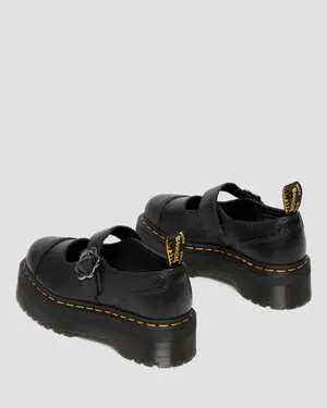Dr. Martens Addina Flower Buckle Platform Shoes