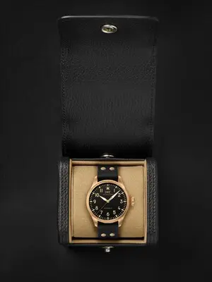 IWC SCHAFFHAUSEN Big Pilot's Bronze And Alcantara Automatic Watch