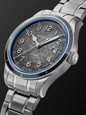 Montblanc 1858 0 Oxygen The 8000 Automatic 41mm Stainless Steel Watch