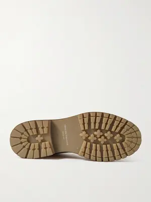 Officine Creative Boss Leather-trimmed Suede Boots