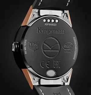 KINGSMAN X TAG HEUER Tag Heuer Connected Modular 45mm Ceramic And Leather Smart Watch