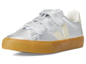 VEJA Recife Metallic Leather Sneakers With Hook-and-loop Closures